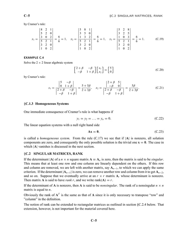 Matrices and determinants | PDF
