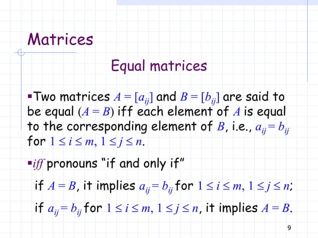 MATRICES AND DETERMINANTS.ppt | Chemistry | Science