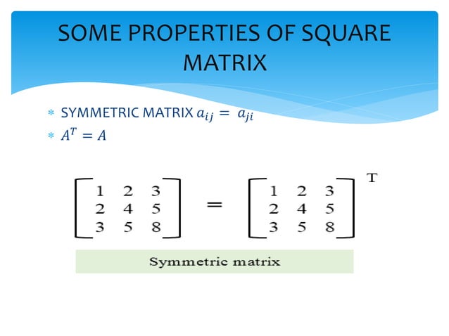 Matrices and its applications | PPTX | Physics | Science