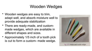 Matrices and Wedges.pptx for dental students | PPTX