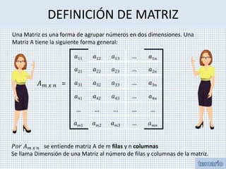 Matrices | PPTX