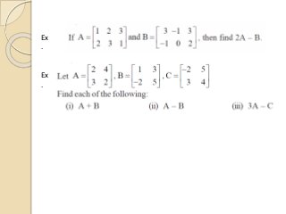 Matrices and Determinants | PPTX