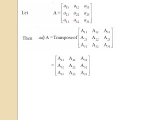 Matrices and Determinants | PPTX