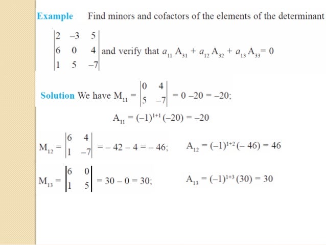 Matrices and Determinants | PPTX