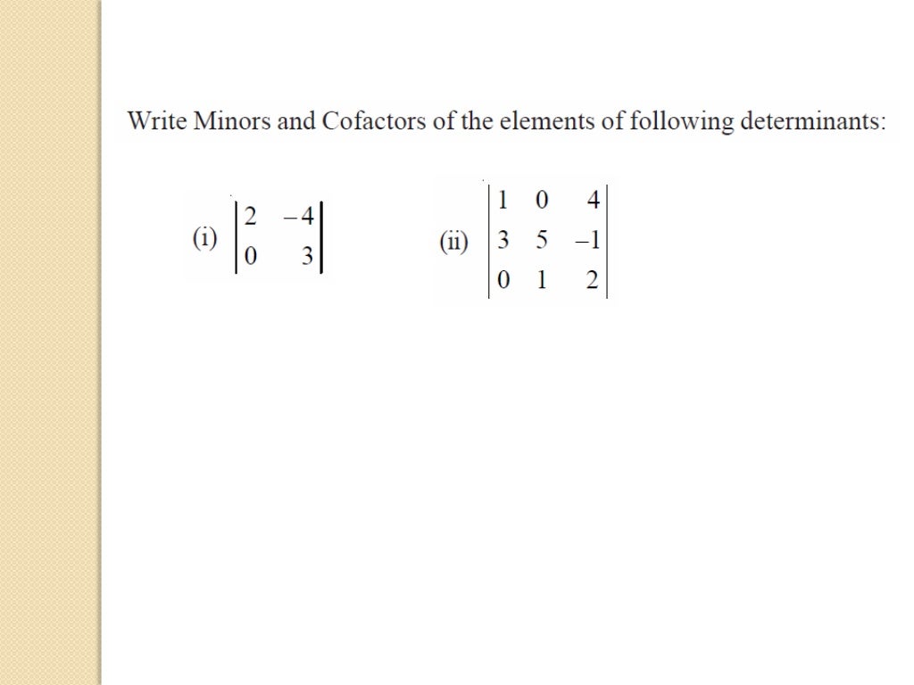 Matrices and Determinants | PPTX