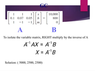 Matrices & Determinants PPT , THIS INCLUDE HOW TO SOLVE MATRIX AND ...