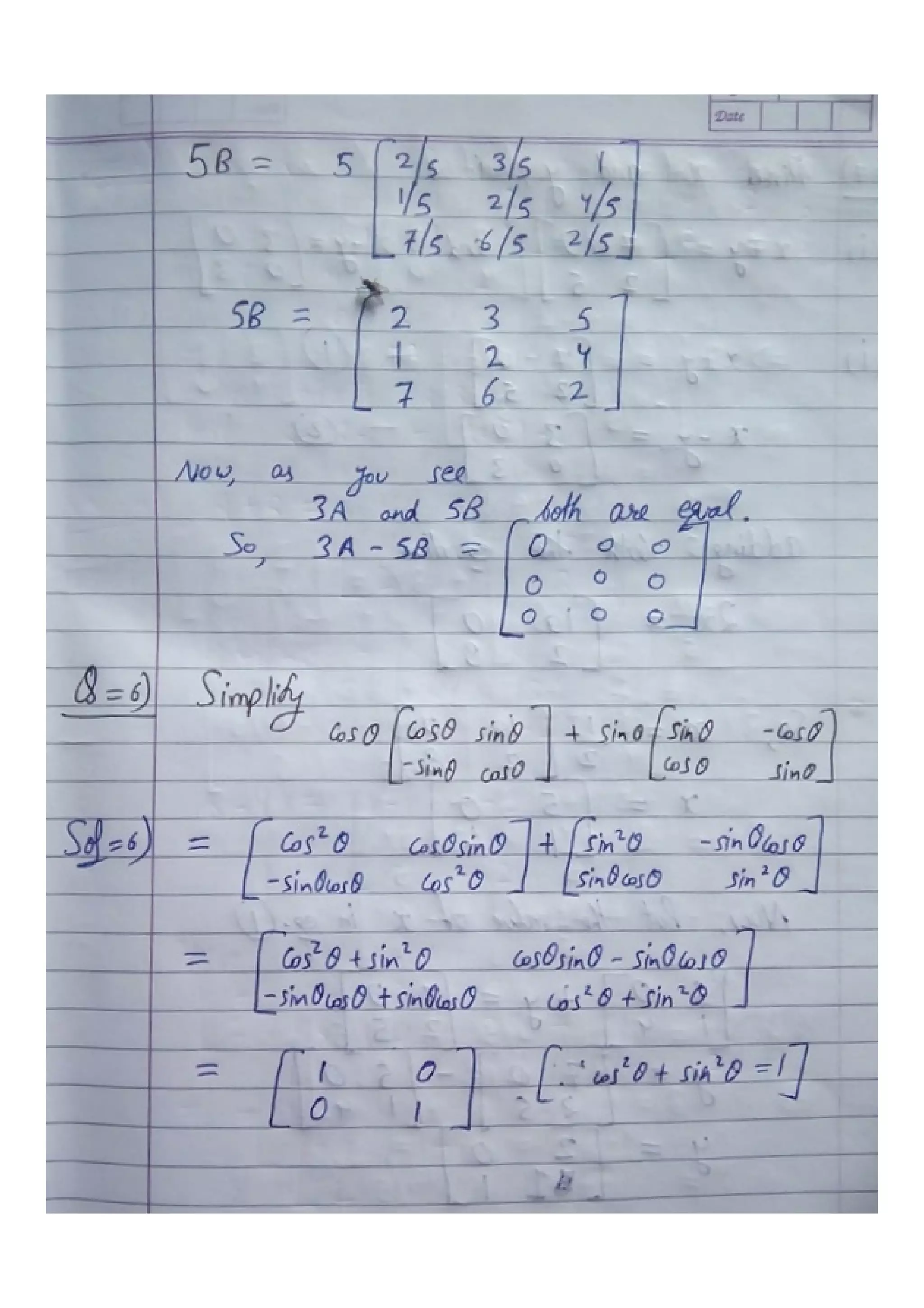 Matrices ex 3.2 [solved] ncert class 12th | PDF