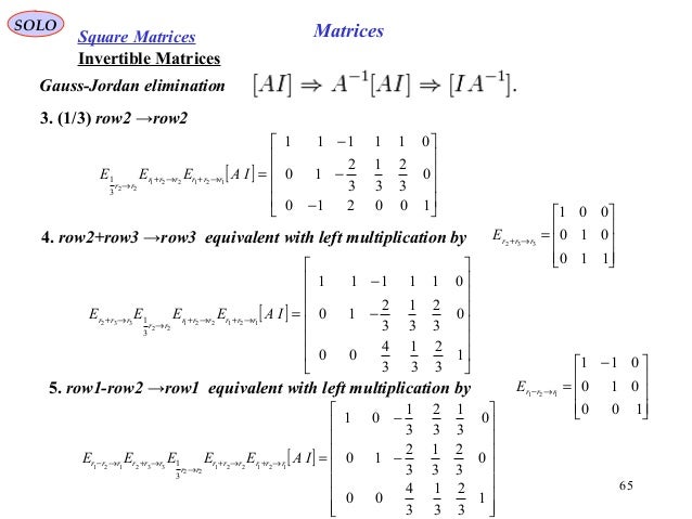 Matrices i