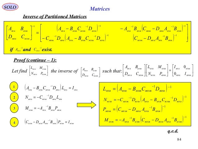 Matrices ii