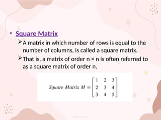 PRESENTATION ABOUT MATRICES & ITS TYPES.pptx