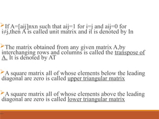 Matrices& Linear system of Equations.ppt