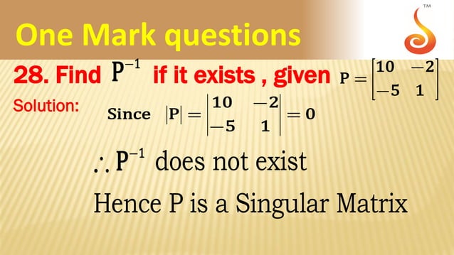 Matrices Questions & Answers | PDF | Physics | Science