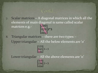 Matrices | PPT