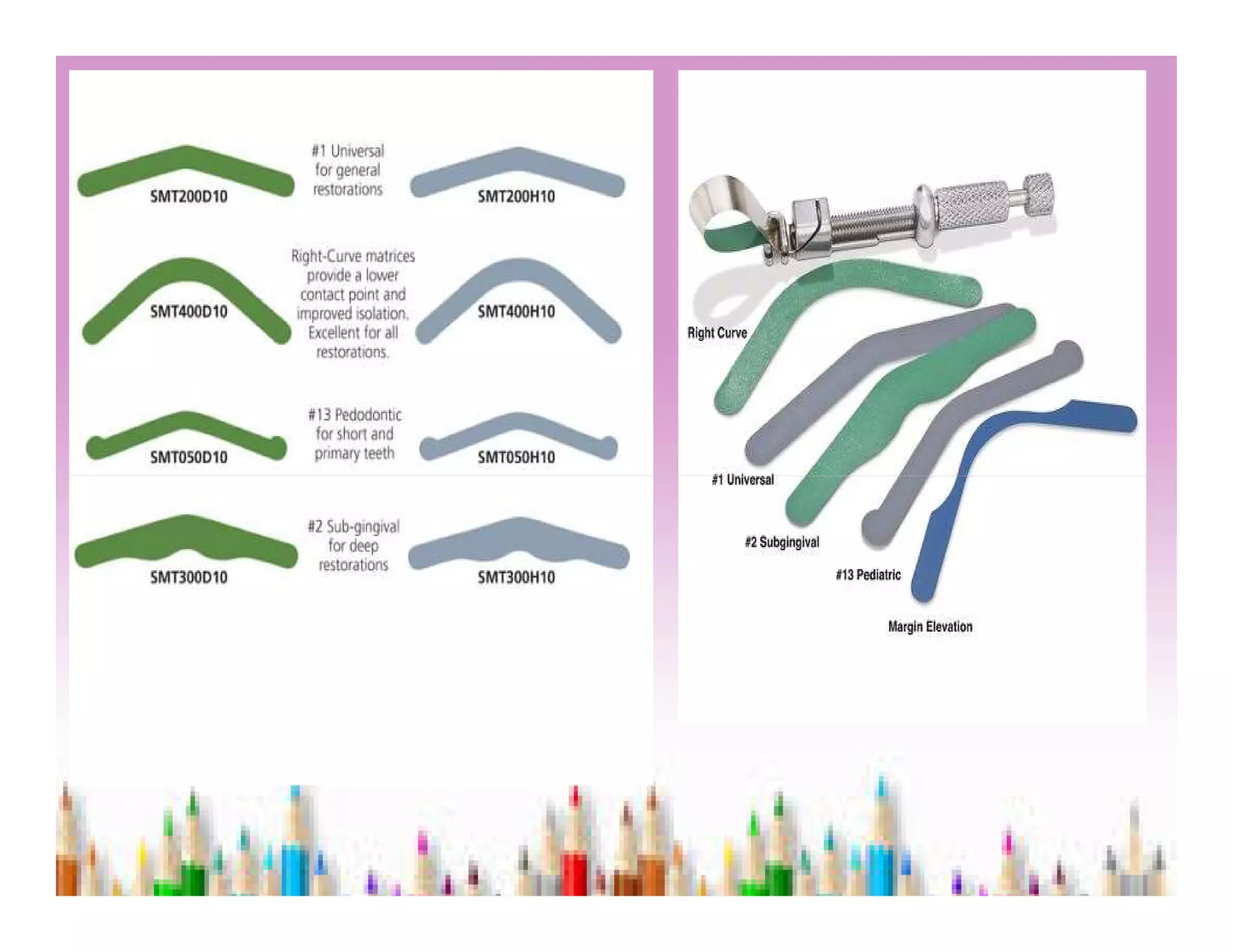 Matrices, retainers and wedges | PDF
