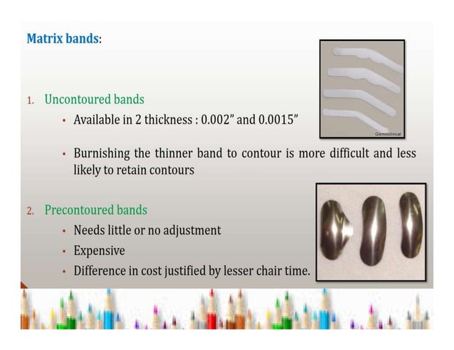 Matrices, retainers and wedges | PDF