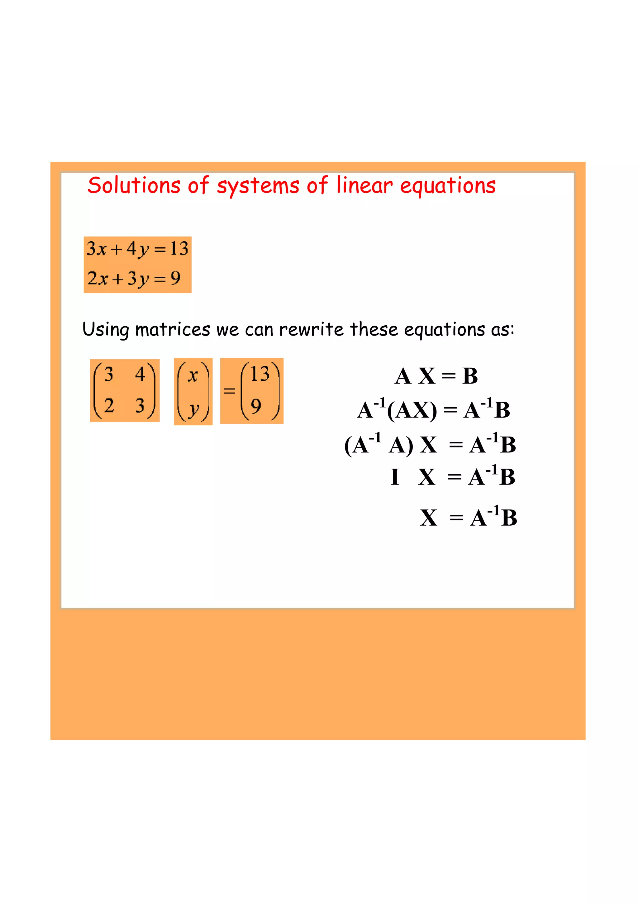 IB Maths SL Matrices | PDF
