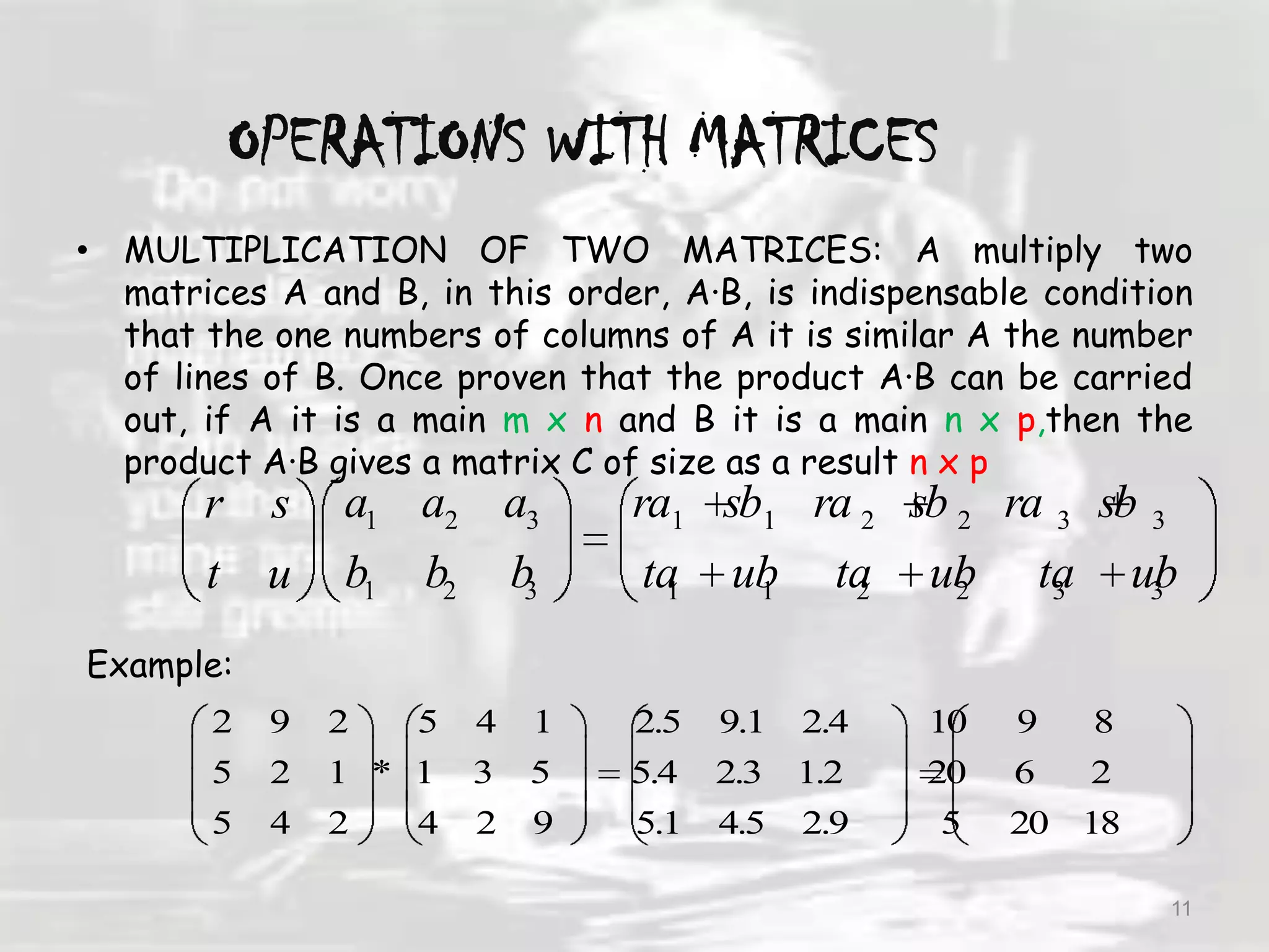 Matrices y determinants | PPTX