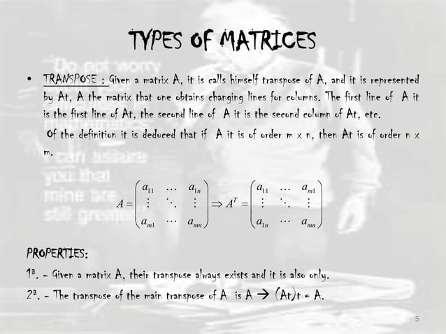 Matrices y determinants | PPT