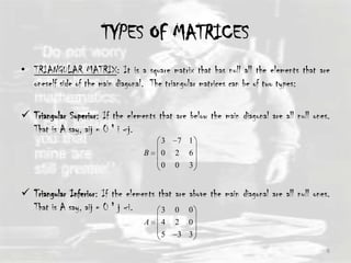 Matrices y determinants | PPTX