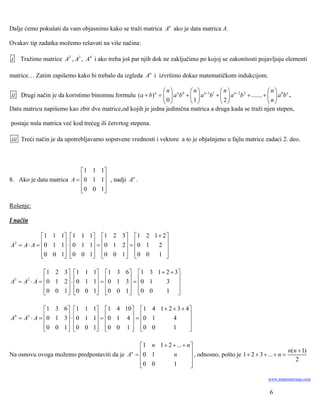 Matrice zadaci i_deo | PDF