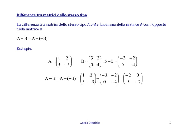 Matrici e determinanti | PDF
