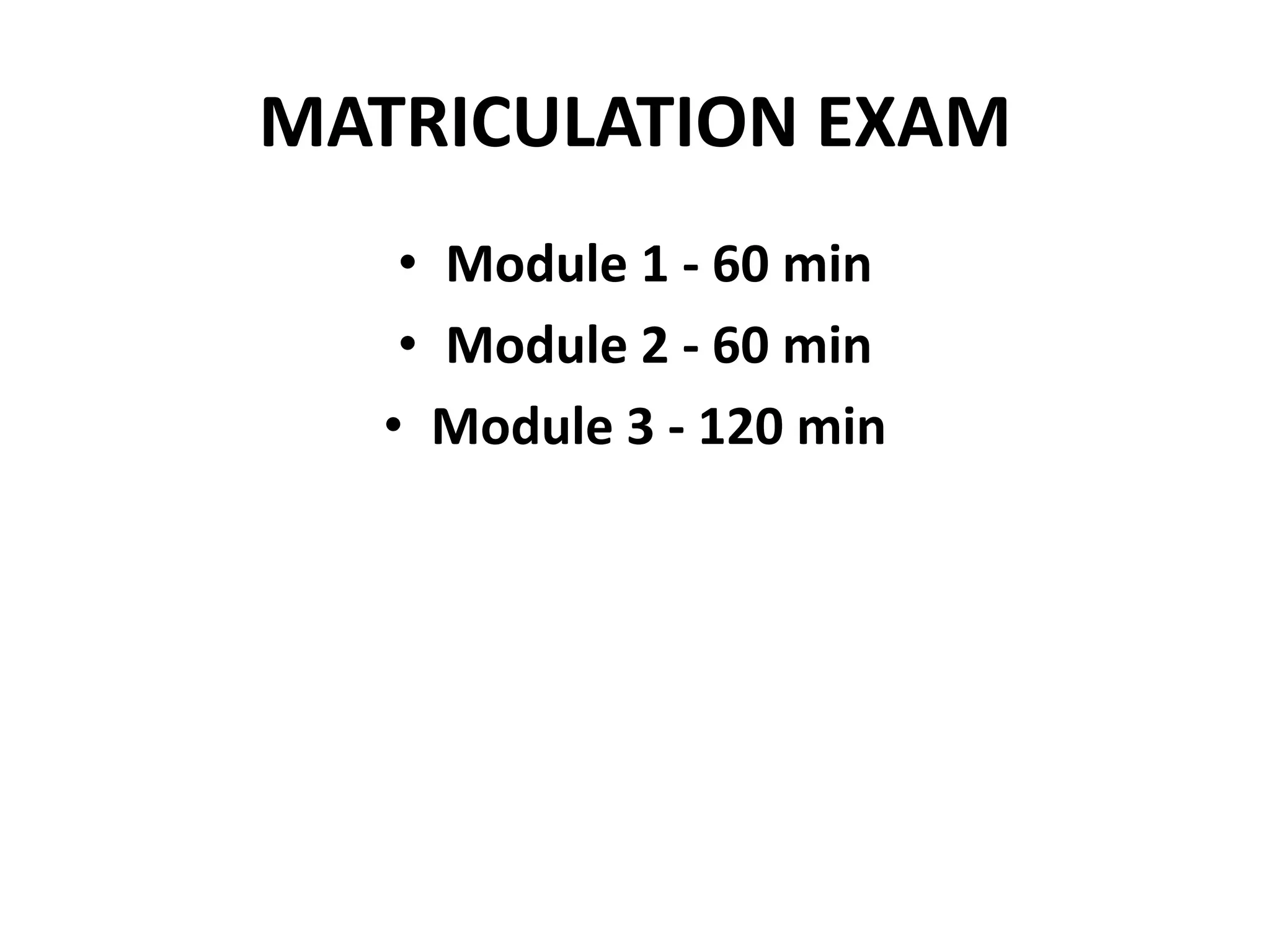 Matriculation exam.pptx