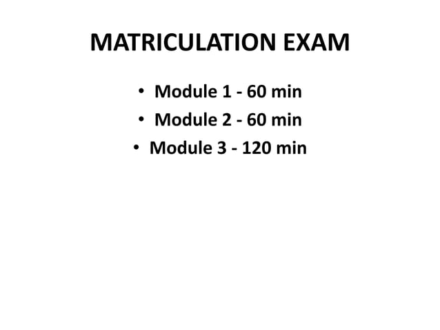 Matriculation exam.pptx