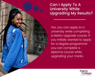 Matric Upgrade | PPT
