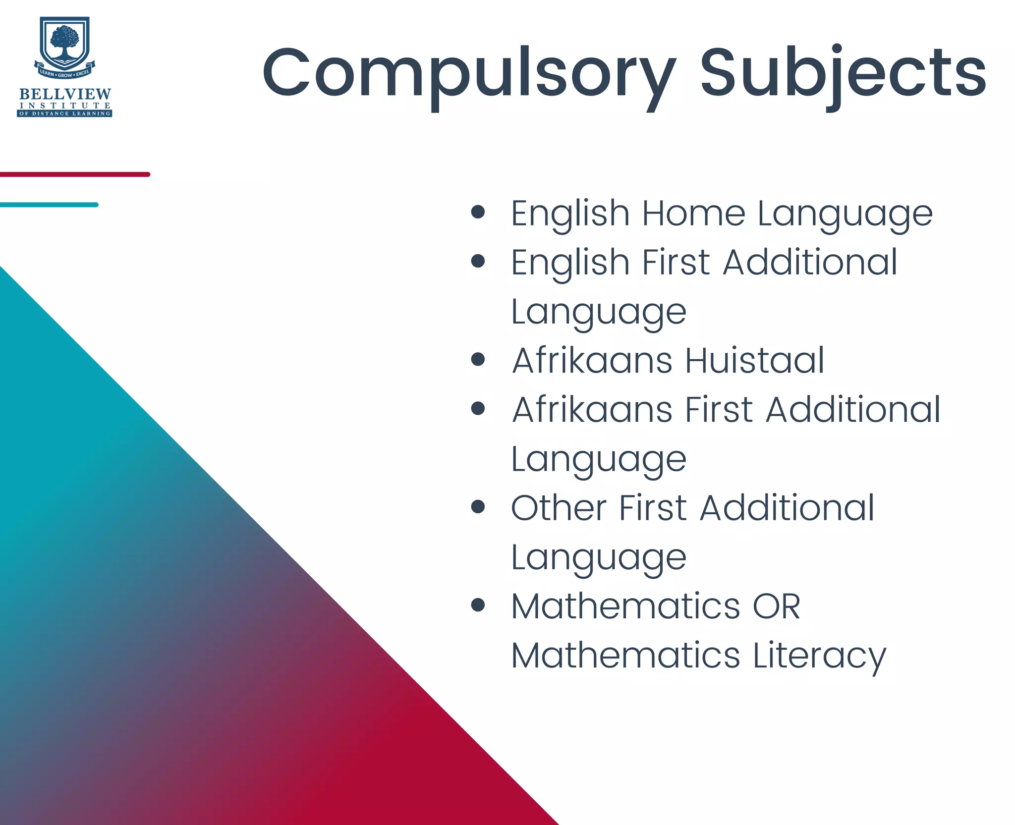 Matric Upgrade Amended Senior Certificate | PPT