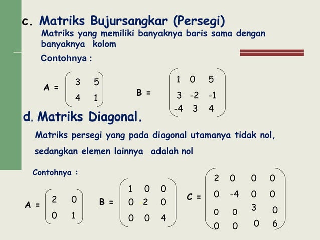 Matematika Teknik - Matriks | PPT