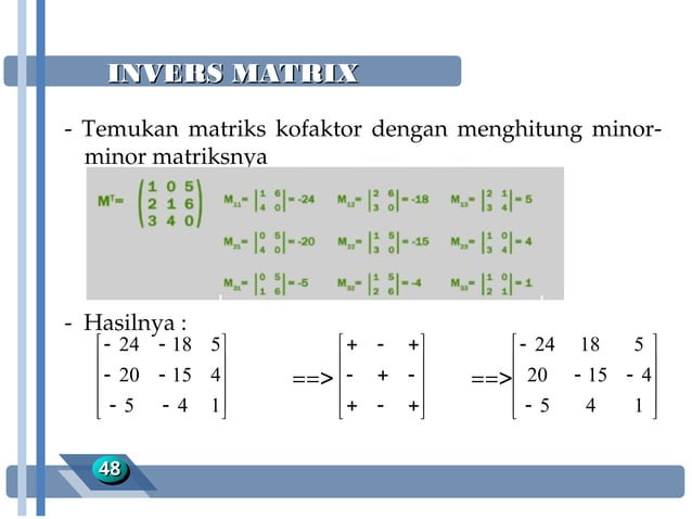 Matematika bab 1 matriks kelas xi SMA.ppt