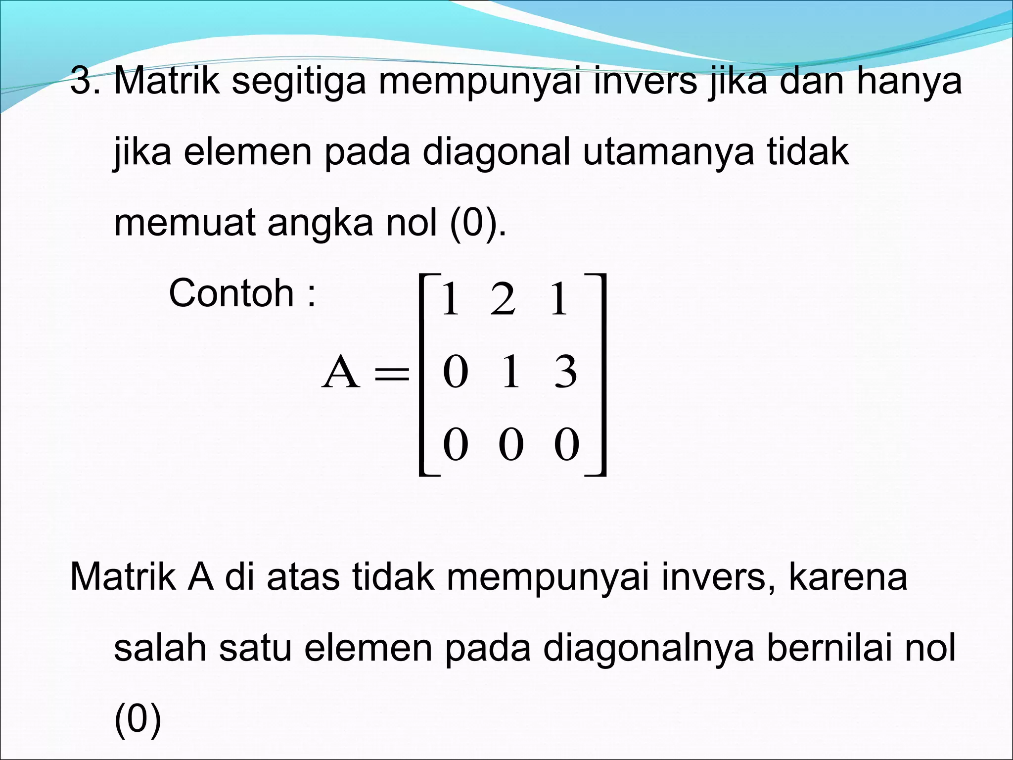 Matriks dan operasinya | PPT