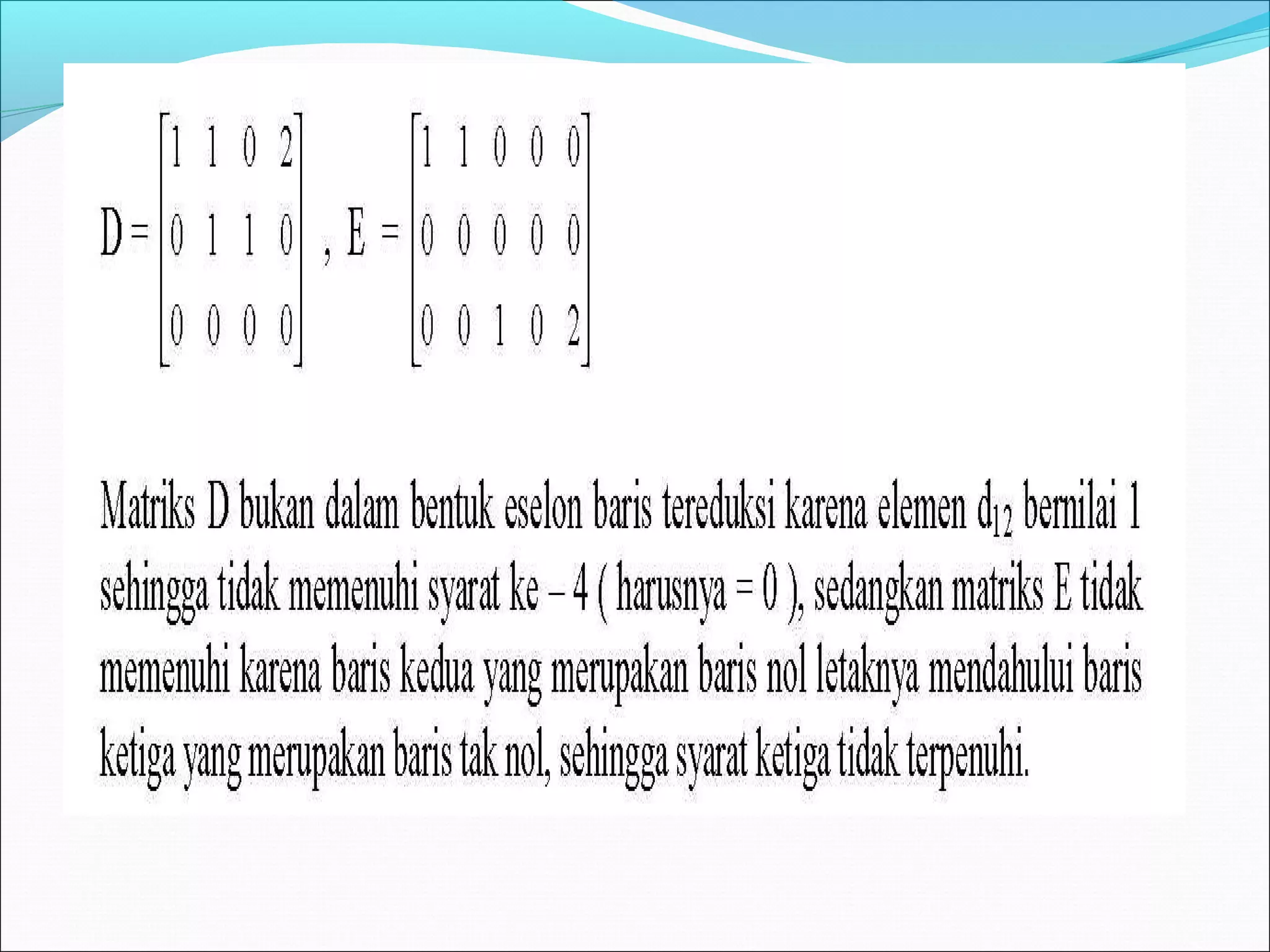 Matriks dan operasinya | PPT