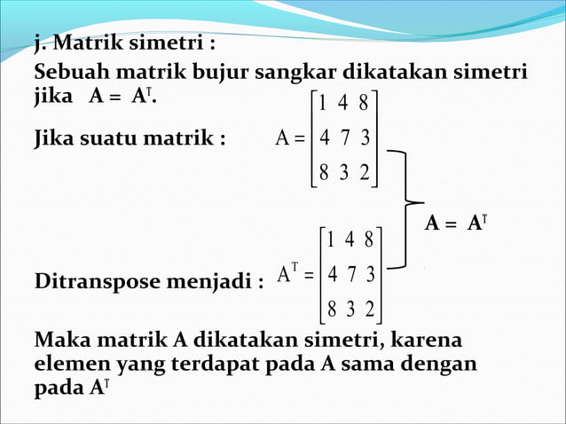 Matriks dan operasinya | PPT