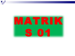 Ppt Matriks | PPT