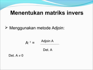 Matriks | PPT