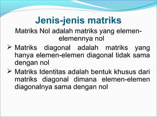 Matriks | PPT