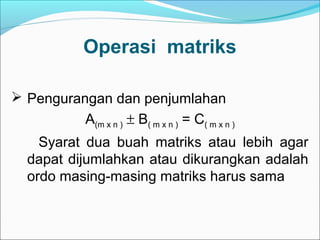 Matriks | PPT