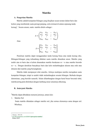 Matriks | PDF
