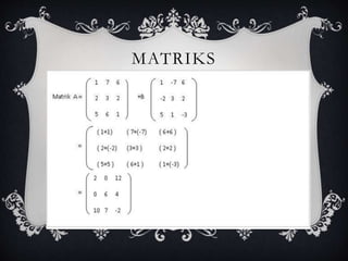 Matriks | PPTX