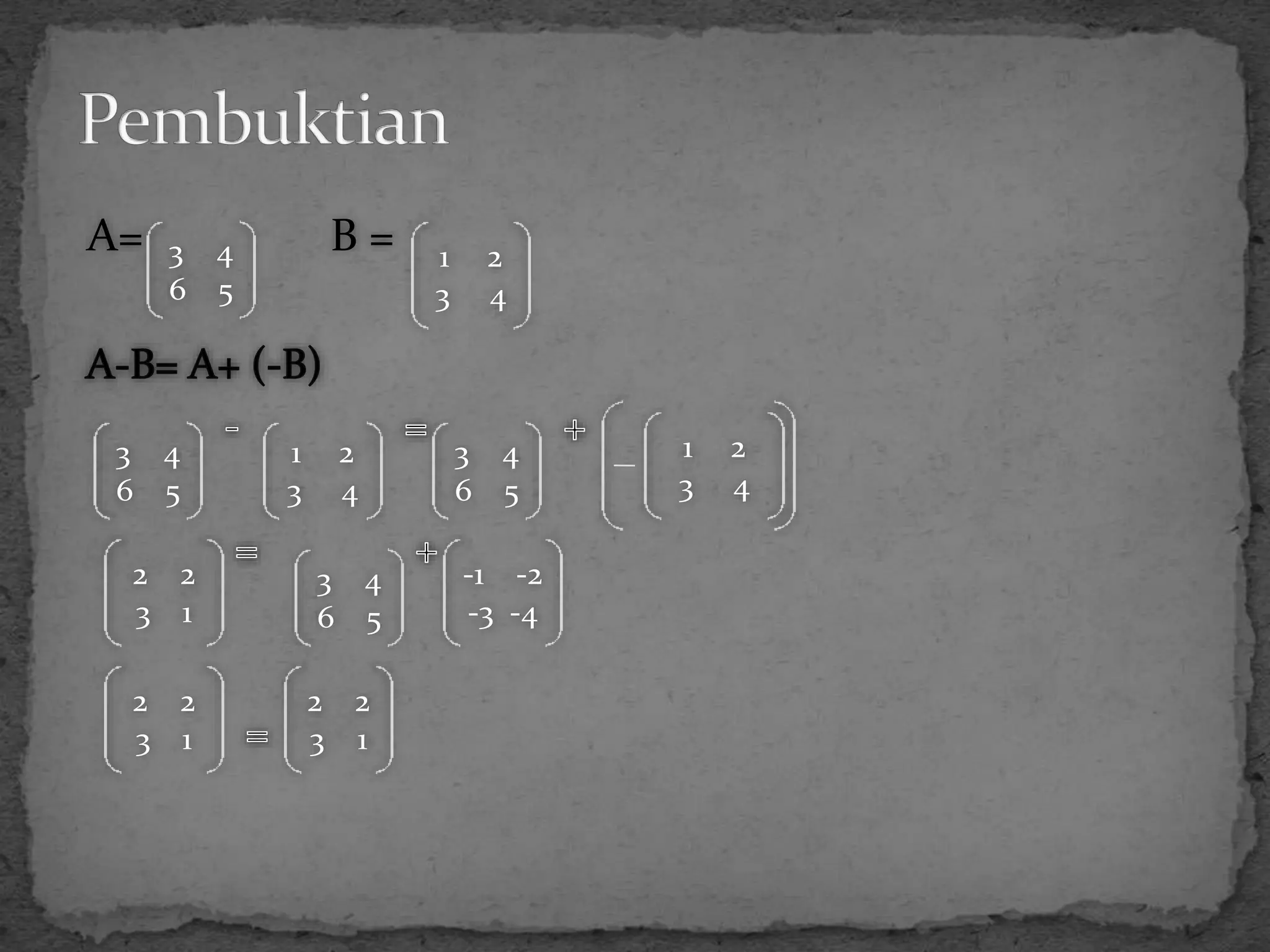 Unsur unsur Matriks | PPTX