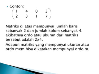Matriks | PPT