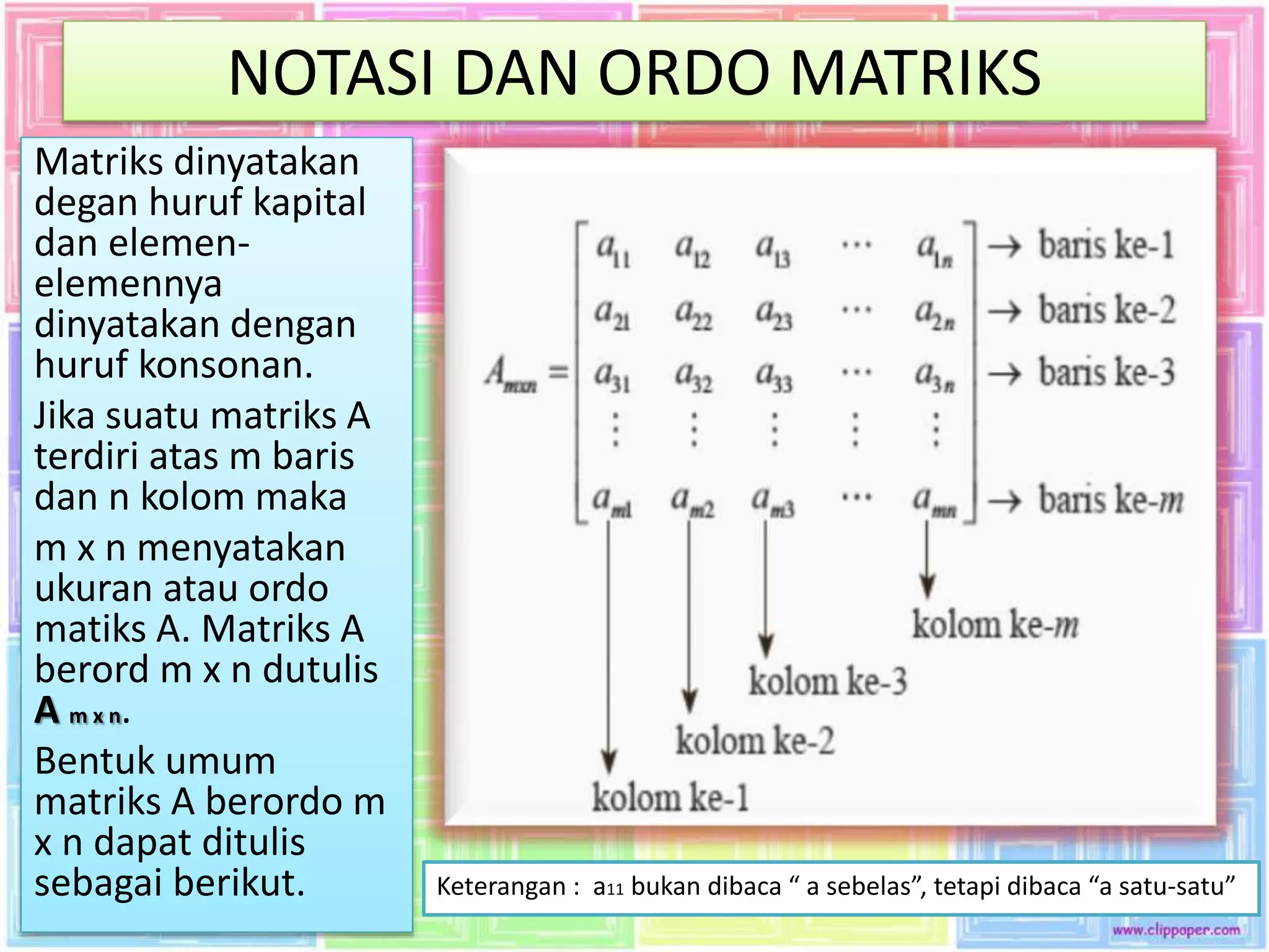 Matriks | PPT