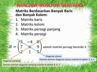 Matriks | PPTX