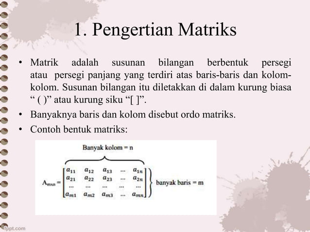 PPT Matriks | PPT