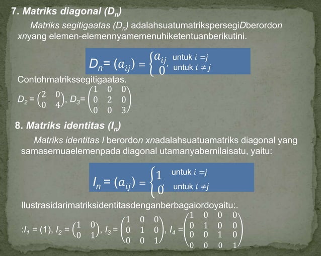 Matriks Kelas X | PPTX