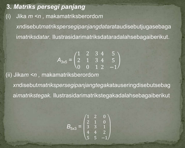 Matriks Kelas X | PPTX