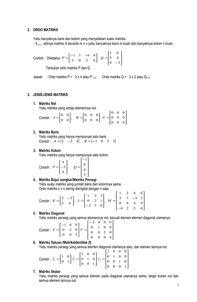 Matriks | PDF