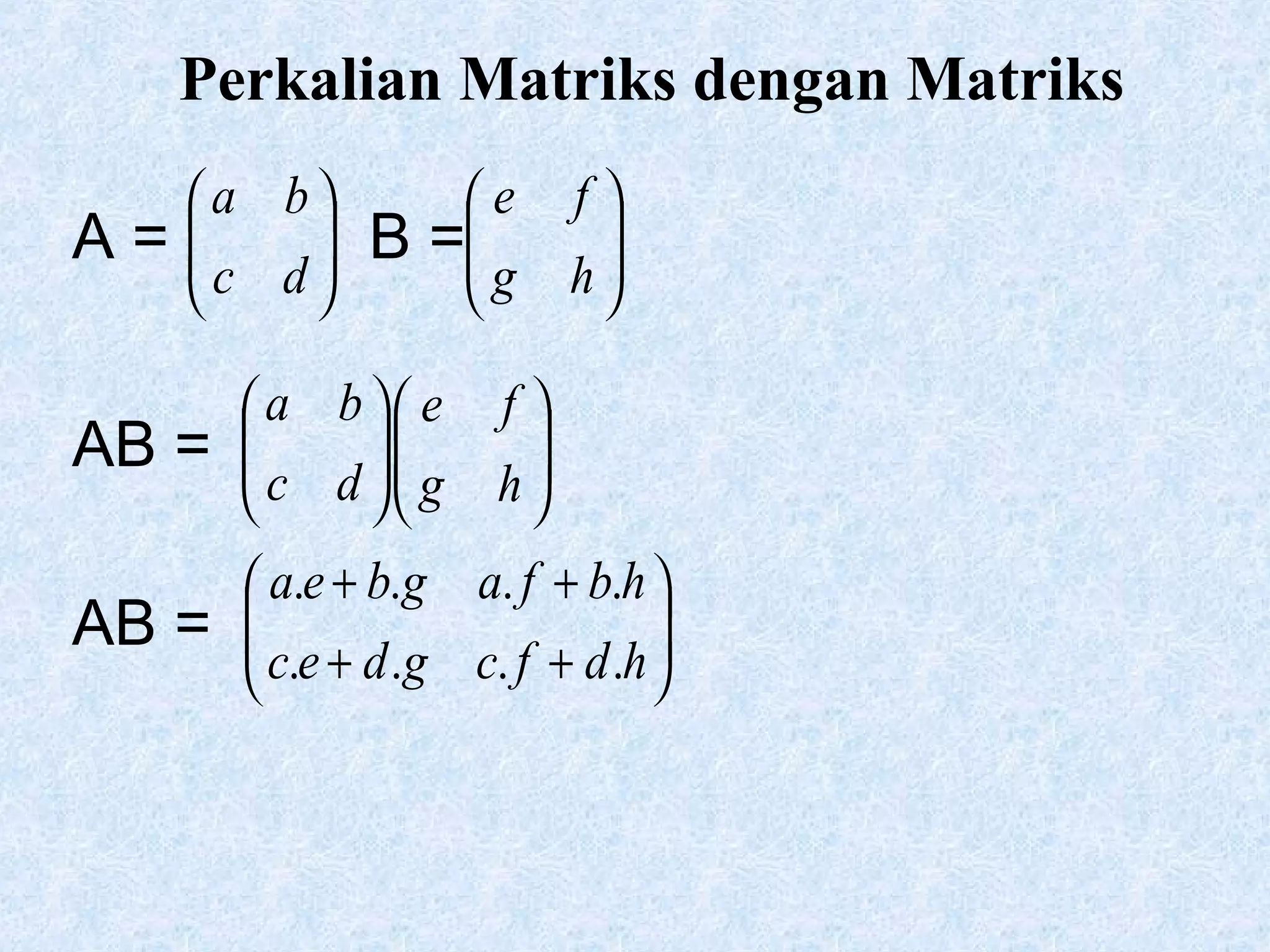 Matriks 2 | PPT