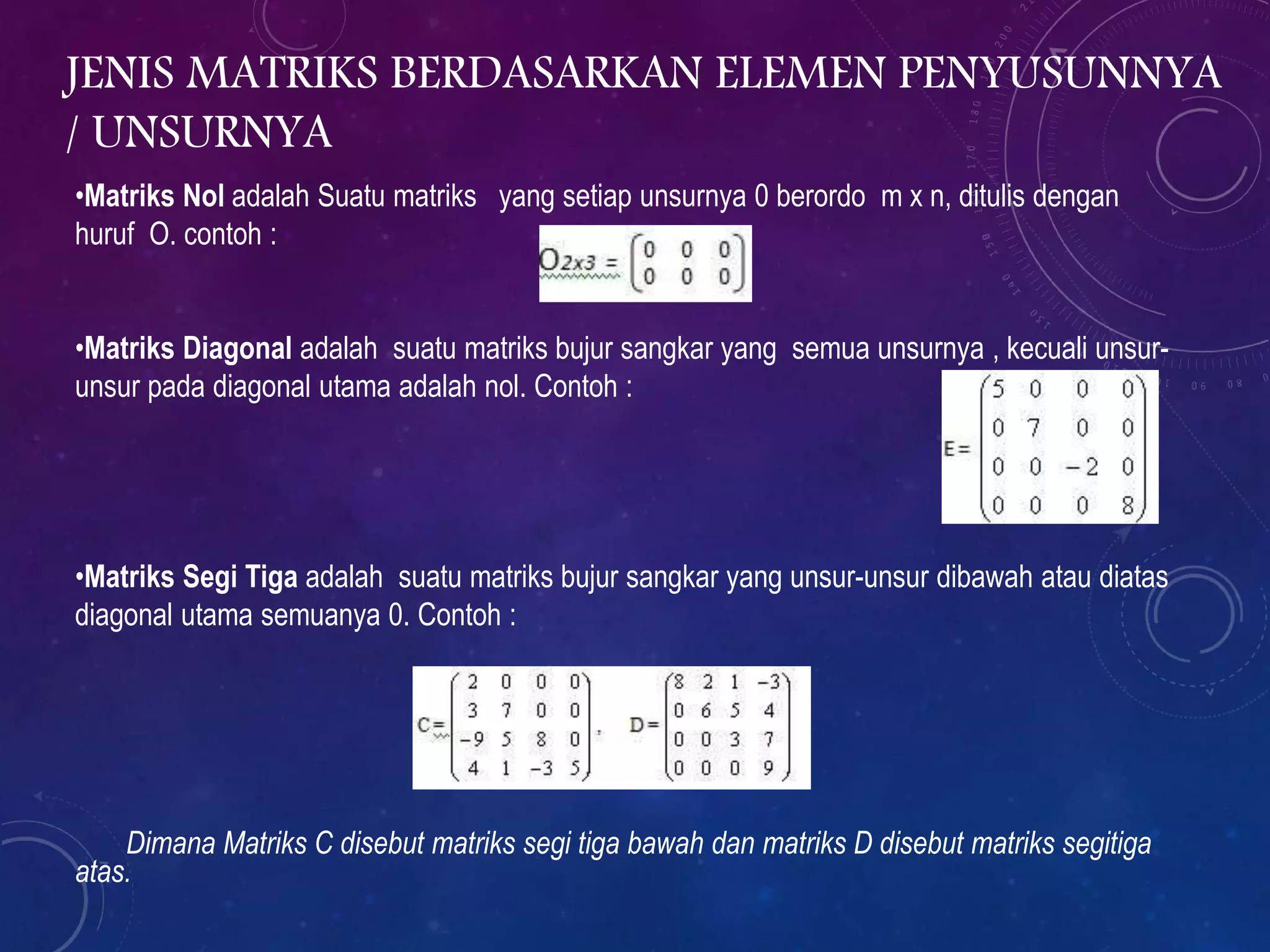 Matriks SMA Kelas 10 | PPTX